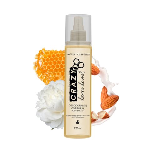 Body Splash Crazy Doçura De Mel 220ml Aguadecheiro